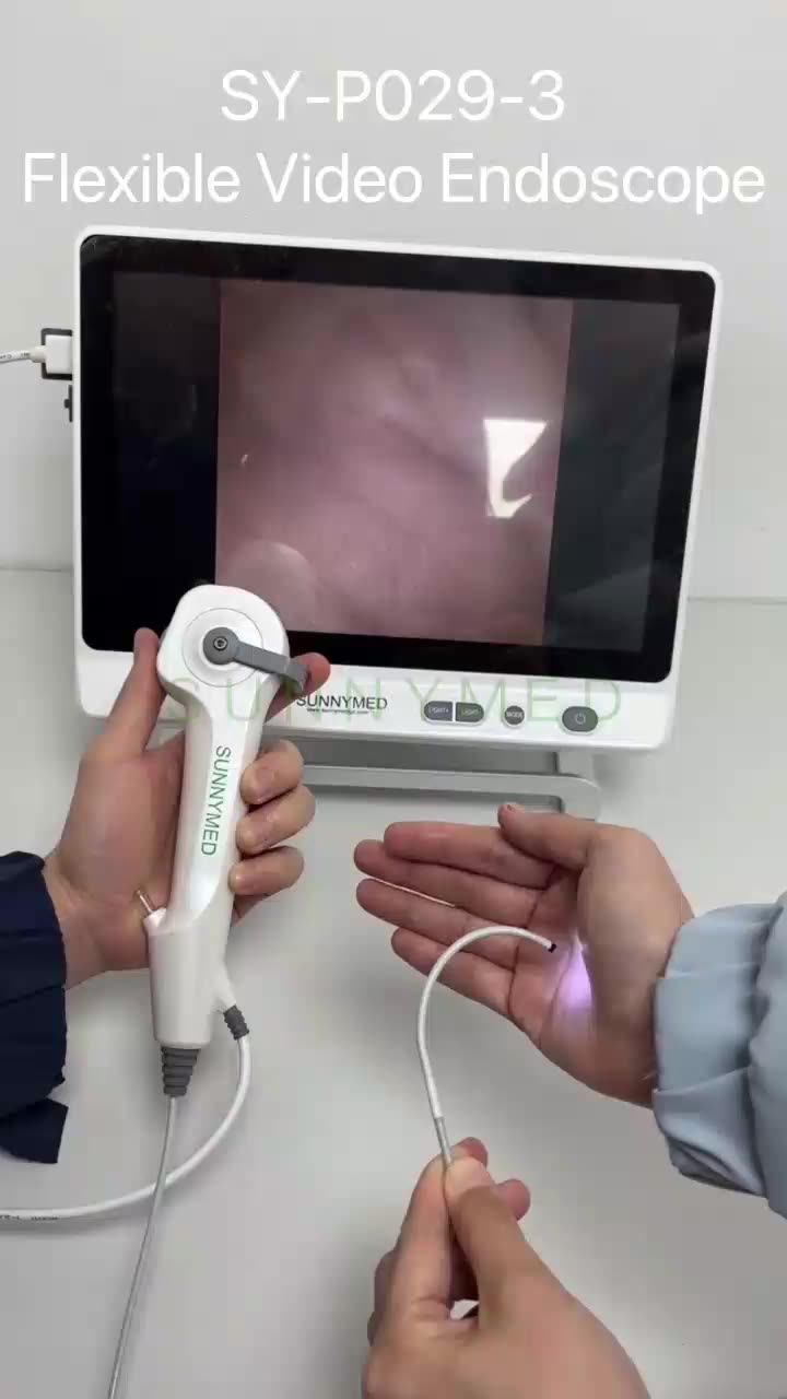 Medical Endoscope Equipment Video Cystoscope Portable Source Light Ent ...