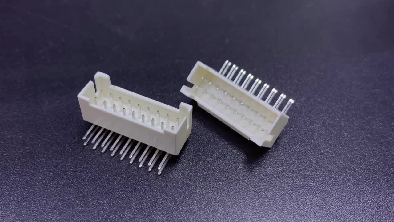 6pin Crimping Type 2.54 Pitch Connector A2540 Blue Color 2.54 Pitch ...