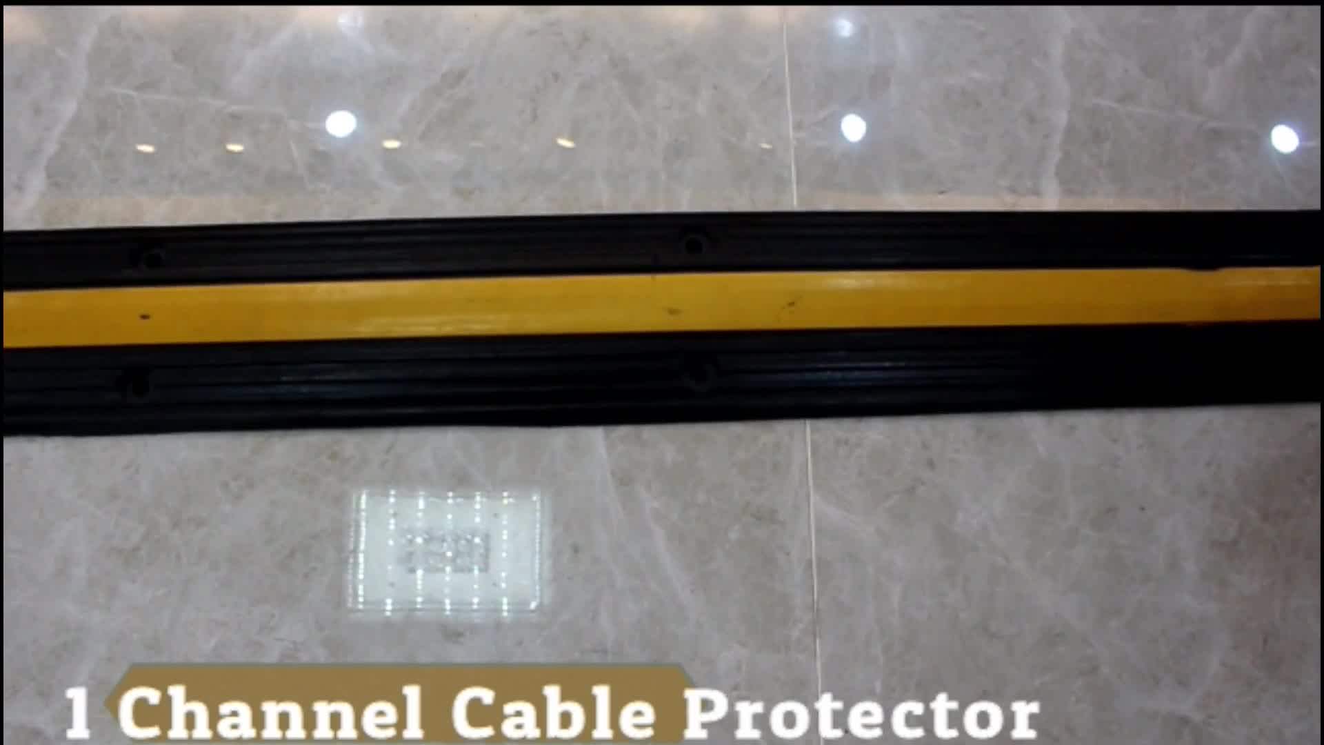 Shanghai Eroson 1 Channel Rubber Cable Protector Floor,Cable Tray - Buy ...