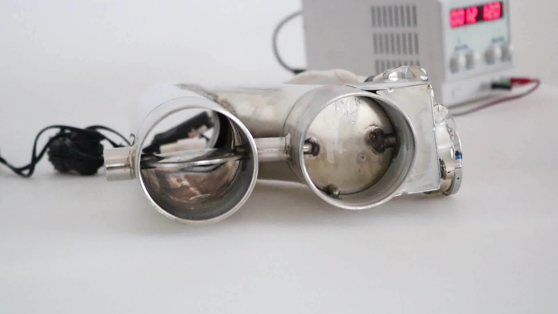 Ecarsport 2.5" 3" Electric Exhaust Cutout Kit Y Pipe With Dual Valve ...