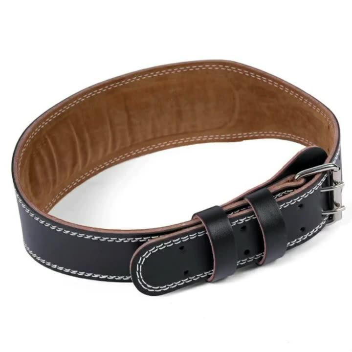 Fitness Weight Lifting Belt 100% Leather Gym Belts For Weightlifting ...