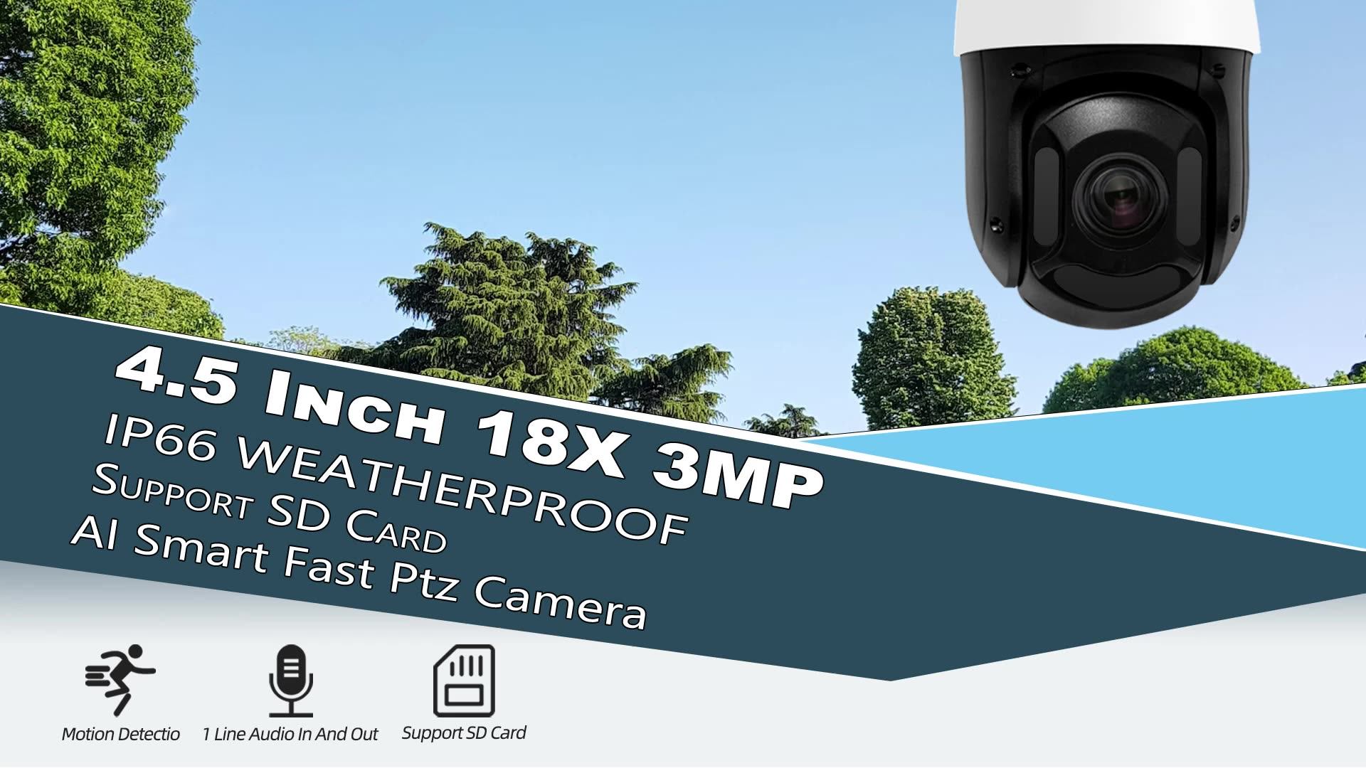 Outdoor Surveillance Home Security Cameras Ptz Face Detection Perimeter ...