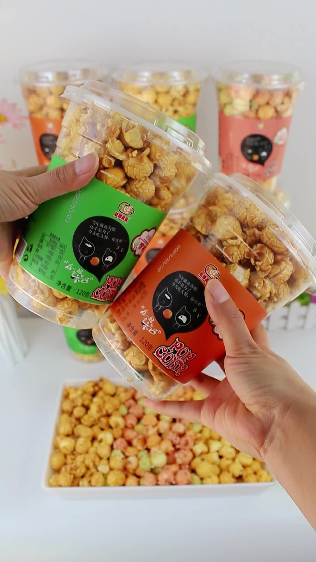 Milk Tea Cup Popcorn Flavored Cereal Snack From China Popcorn Made Of ...