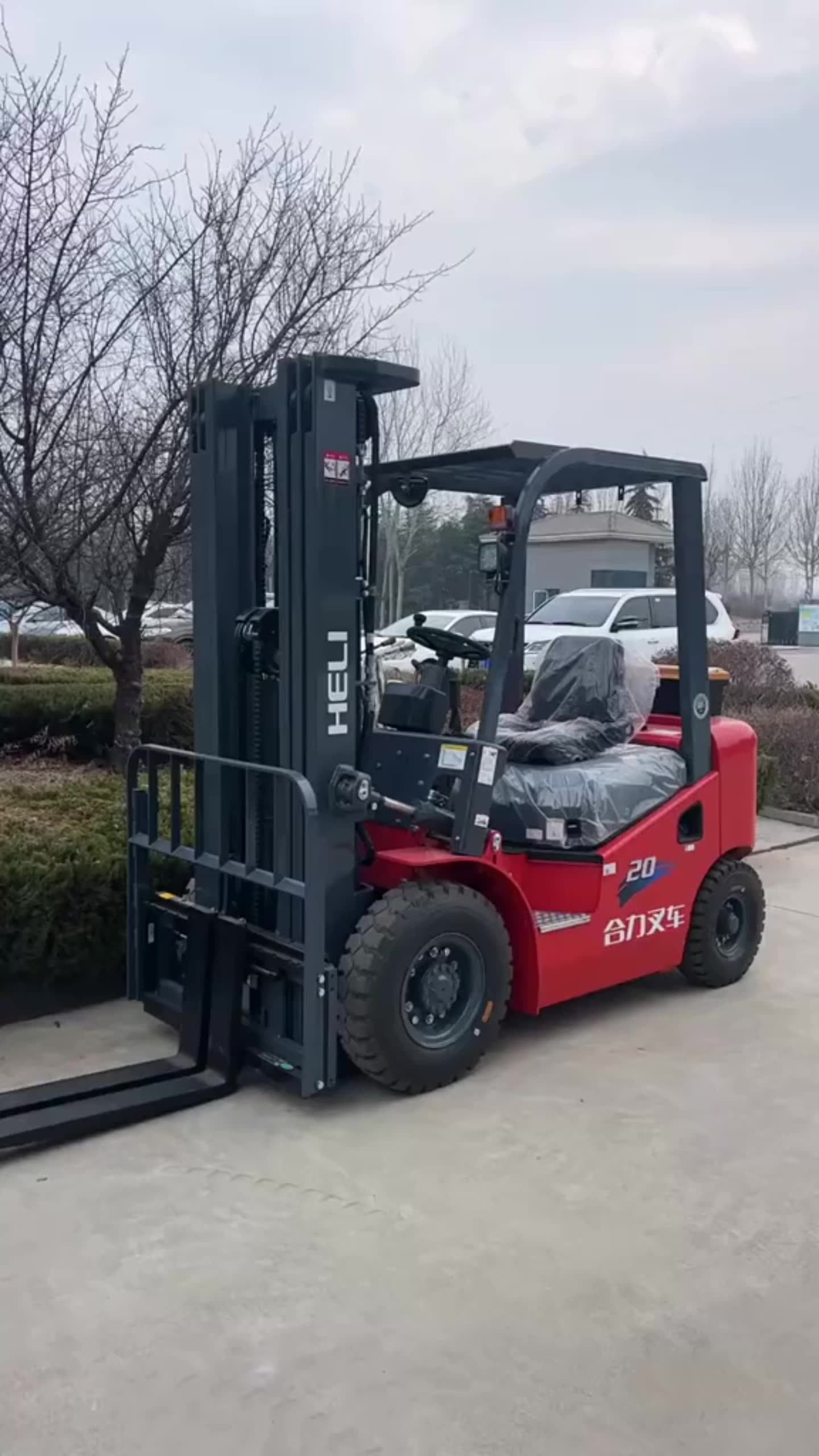 Container Mast Forklift 3000kg 2.5t 5500 Lbs 3.5ton Electric Forklift 4 ...