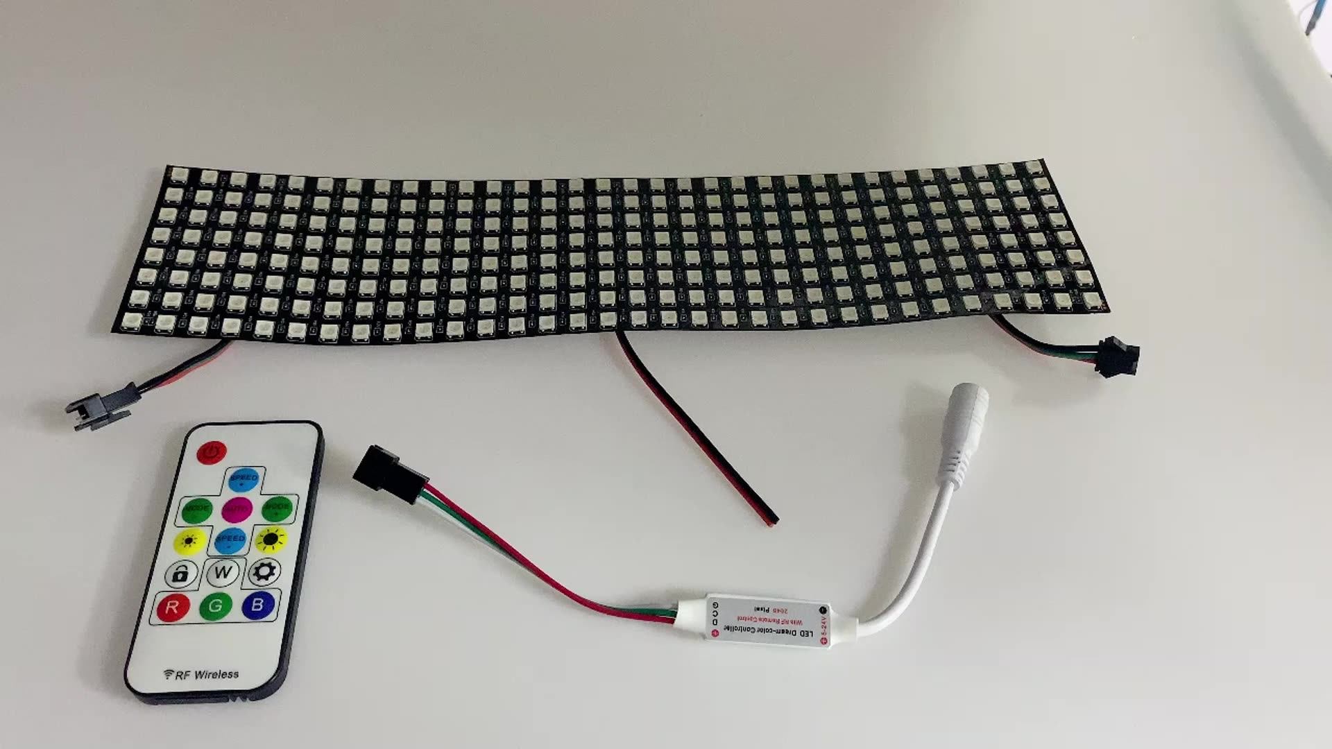 Full Color Individual Addressable Dc5v Flexible Ws2812b Pixel Led ...