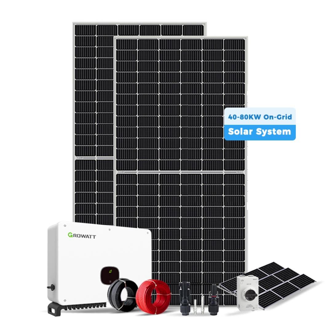 All In One On Grid 40kw Solar System Kit On Grid Solar Photovoltaic ...
