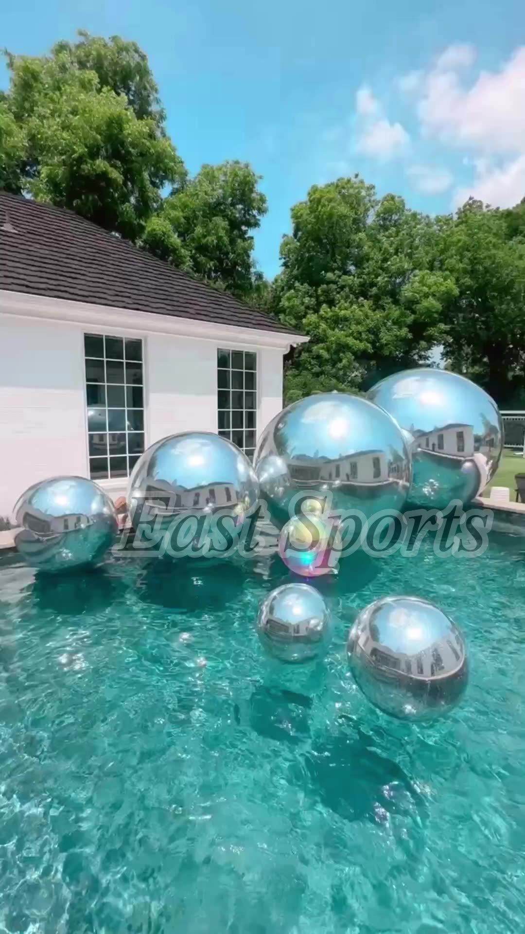 Manufacturer Custom Giant Inflatable Mirror Ball Pvc Inflatable Party ...