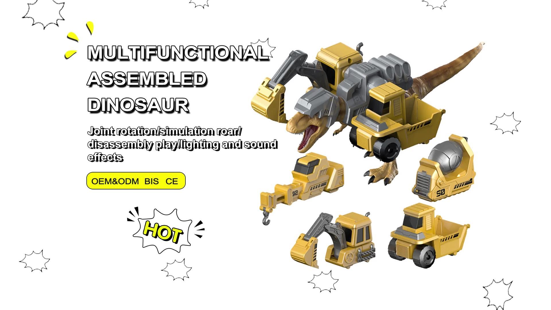Chengji Kids Diy Multifunctional Disassembled Dinosaur Toys 3d Creative ...