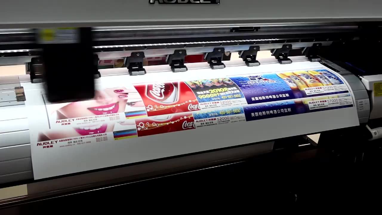 Audley 1.8m High Resolution Inkjet Printers Eco Solvent Printer For Car ...