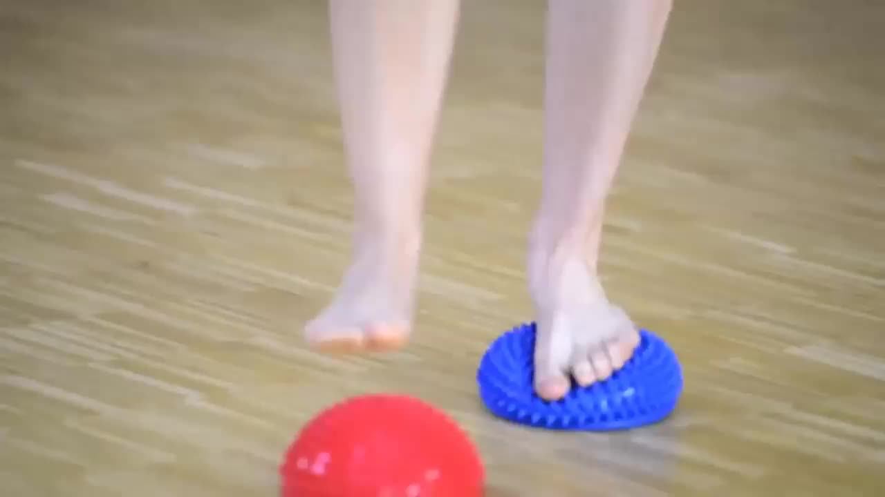 Oem Pvc Balance Therapy Dome Half Round Massage Pod Spike Half Ball ...