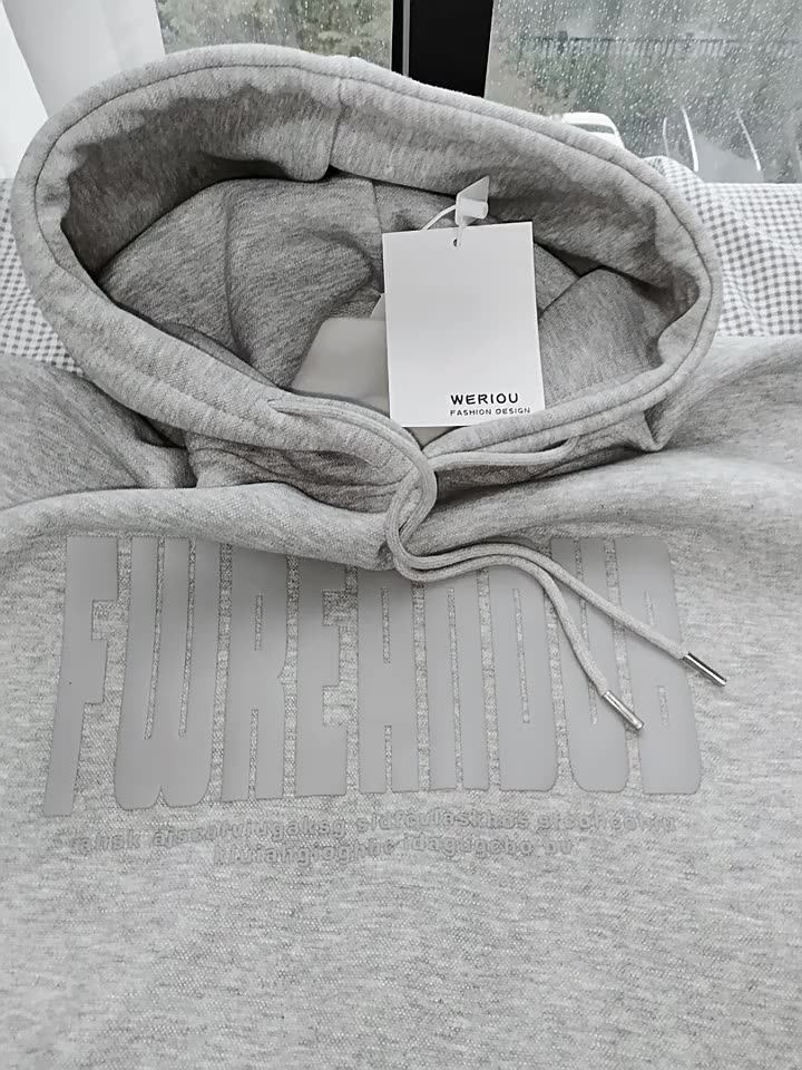 Custom Puff Print Graphic Y2k Full Zip Up Drop Shoulder Plain Blank Men ...