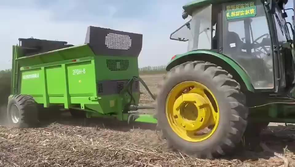 Tractor Towable Organic Manure Fertilizer Spreader Muck Spreading ...