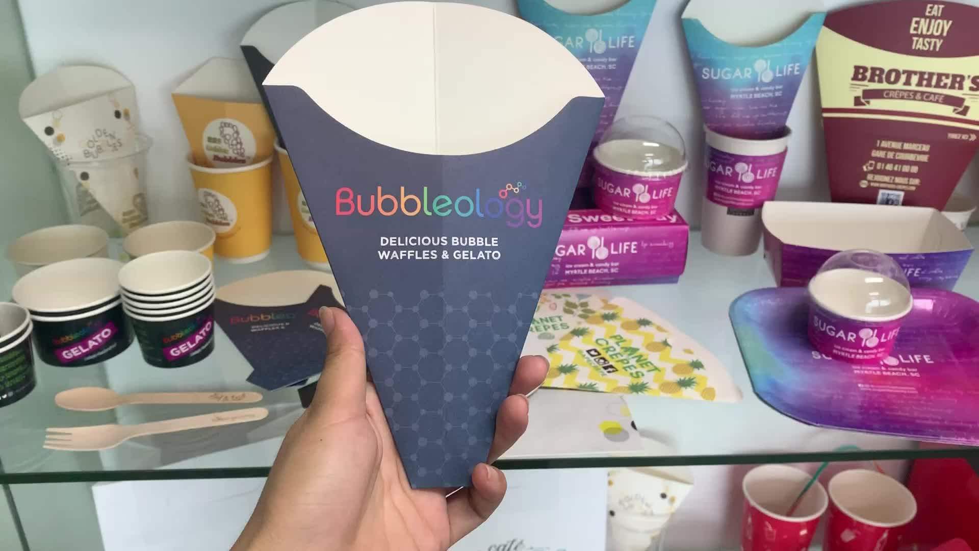 Runxing Custom Bubble Egg Waffle Paper Packaging High Quality ...