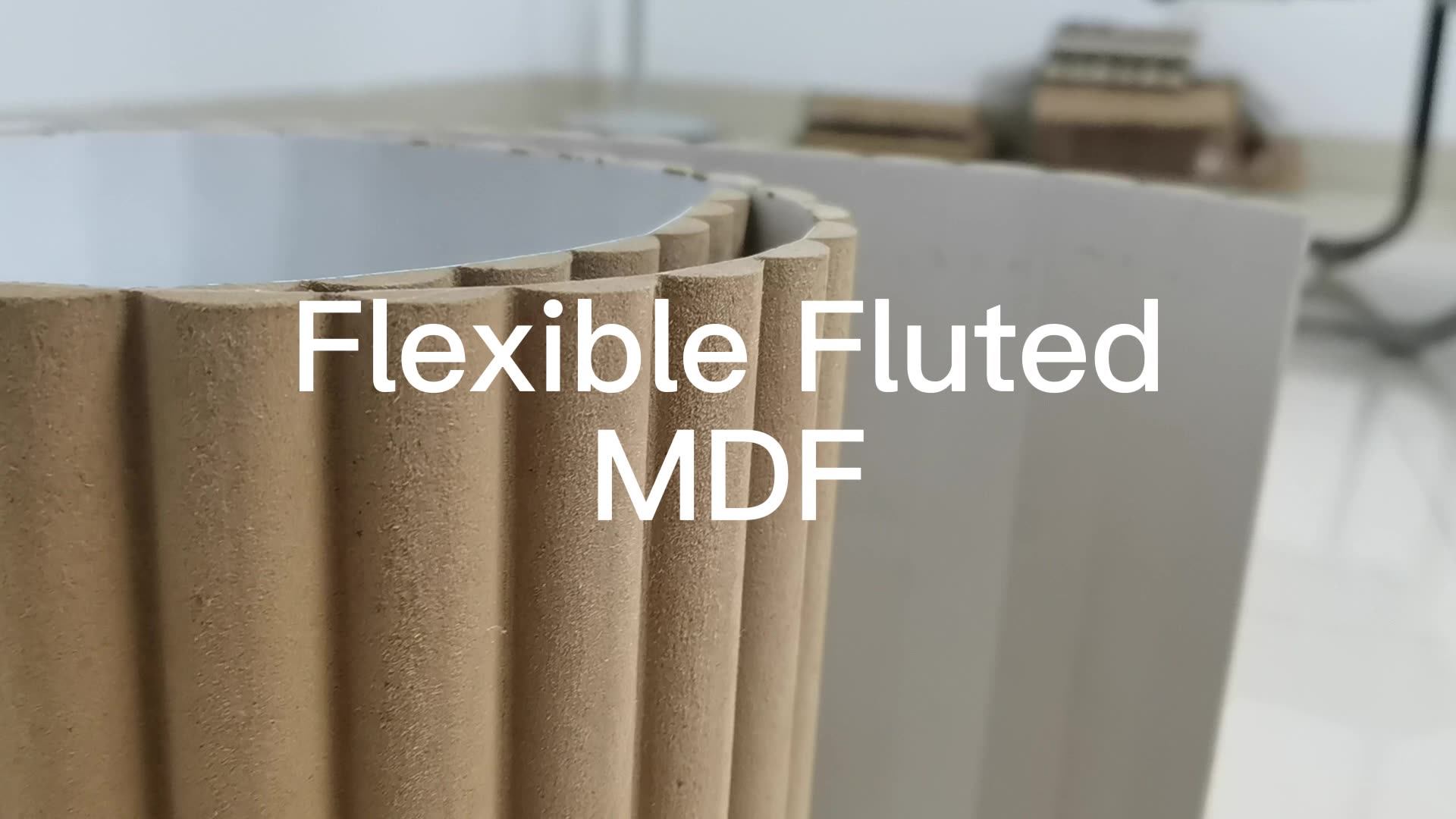 Source Textured Mdf Flexible /curved /fluted Panels Building Materials ...
