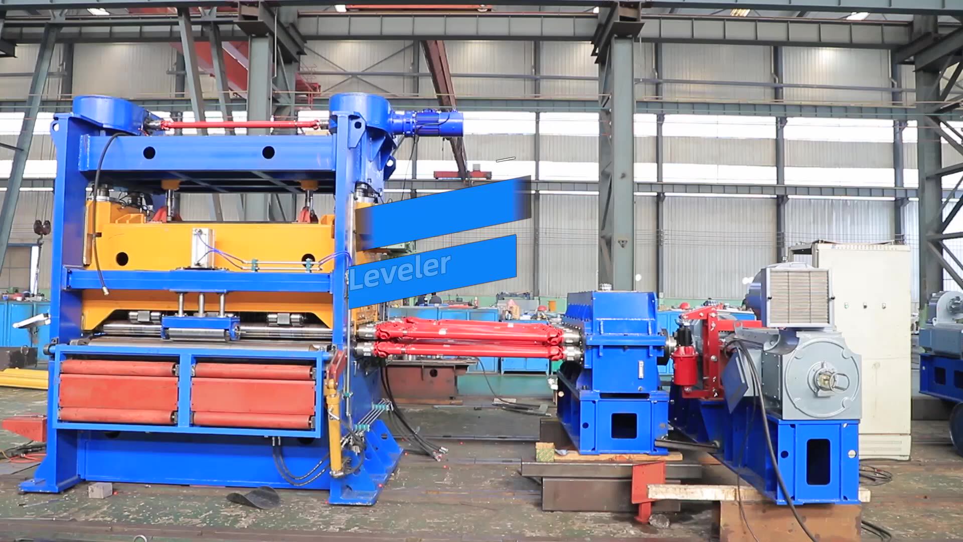 Medium And Thick Plate Leveling And Cross Cutting Production ...