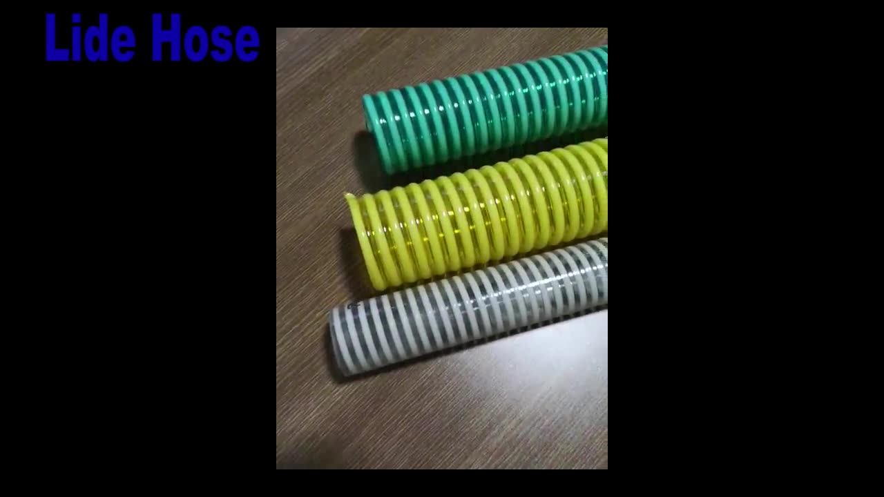 Flexible Plastic Reinforced Pvc Helix Suction Discharge Spiral Tube ...