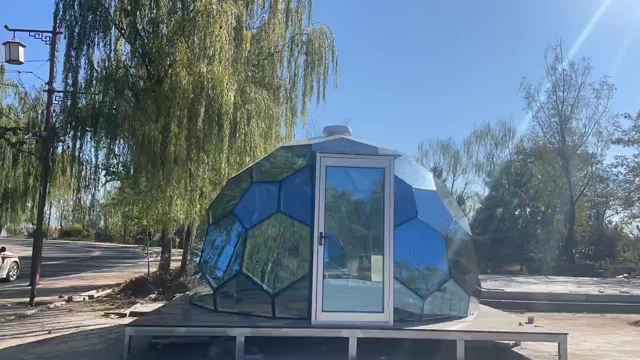 New Hexagonal Glass Tent Offers Better Visibility And Easier ...