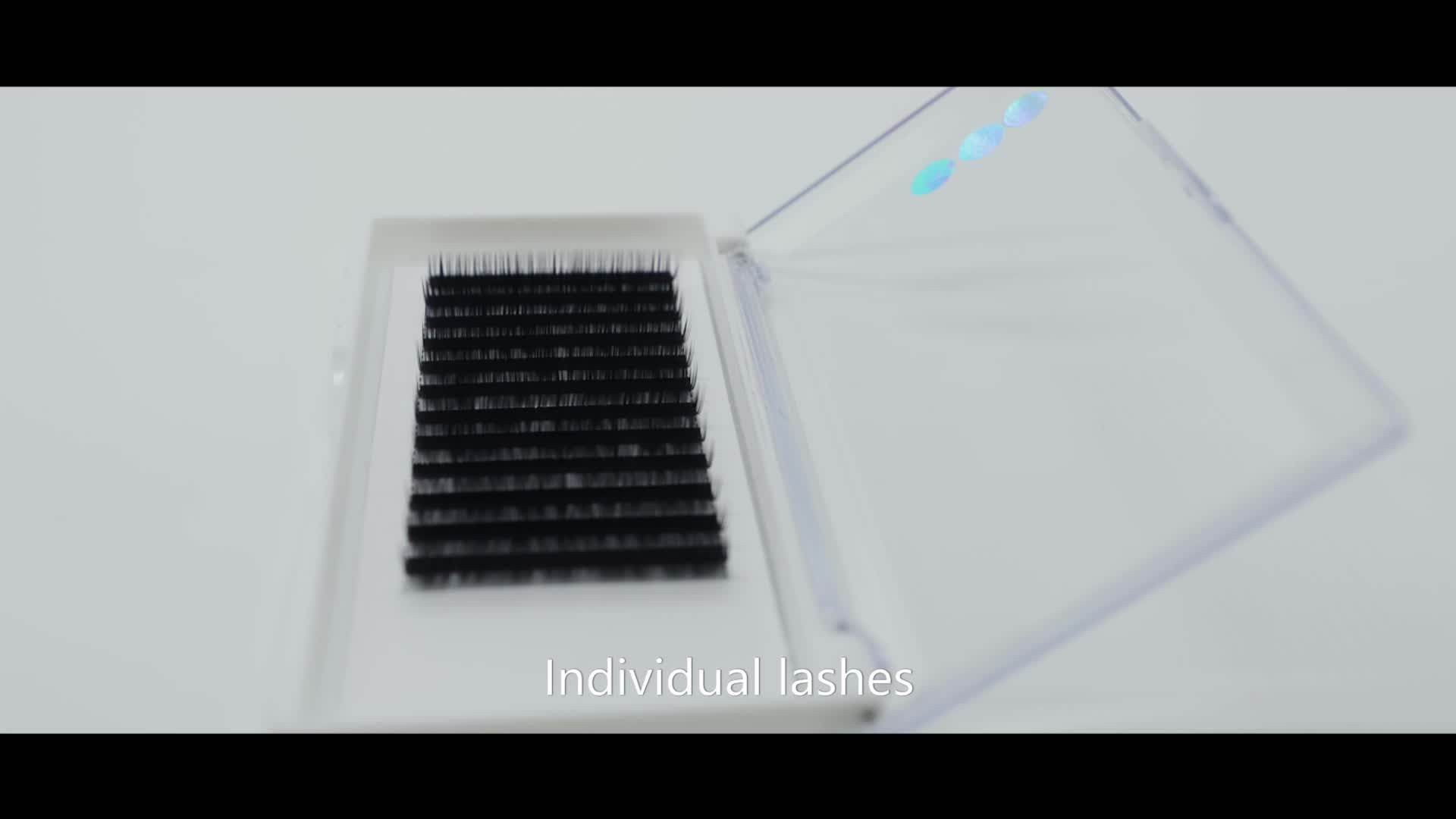 Korean Silk Eyelash Extension Cashmere Soft And Dark Matte Individual ...