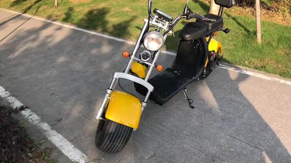 Scooter Électrique Léger À 2 Roues,Citycoco,Pneus Larges,Application De ...