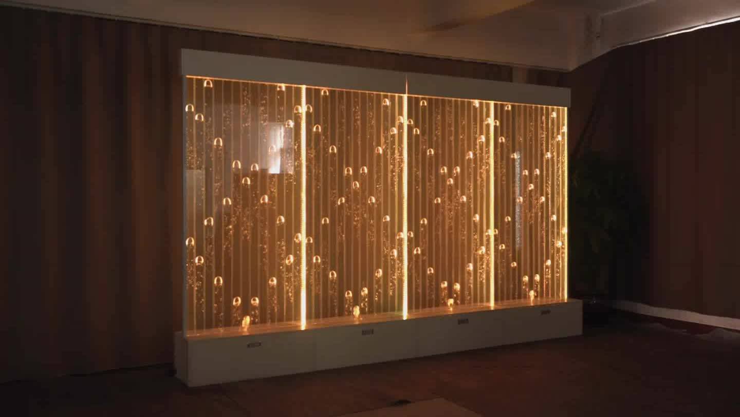 Digital Control Led Water Bubble Wall,High Tech Room Divider - Buy ...