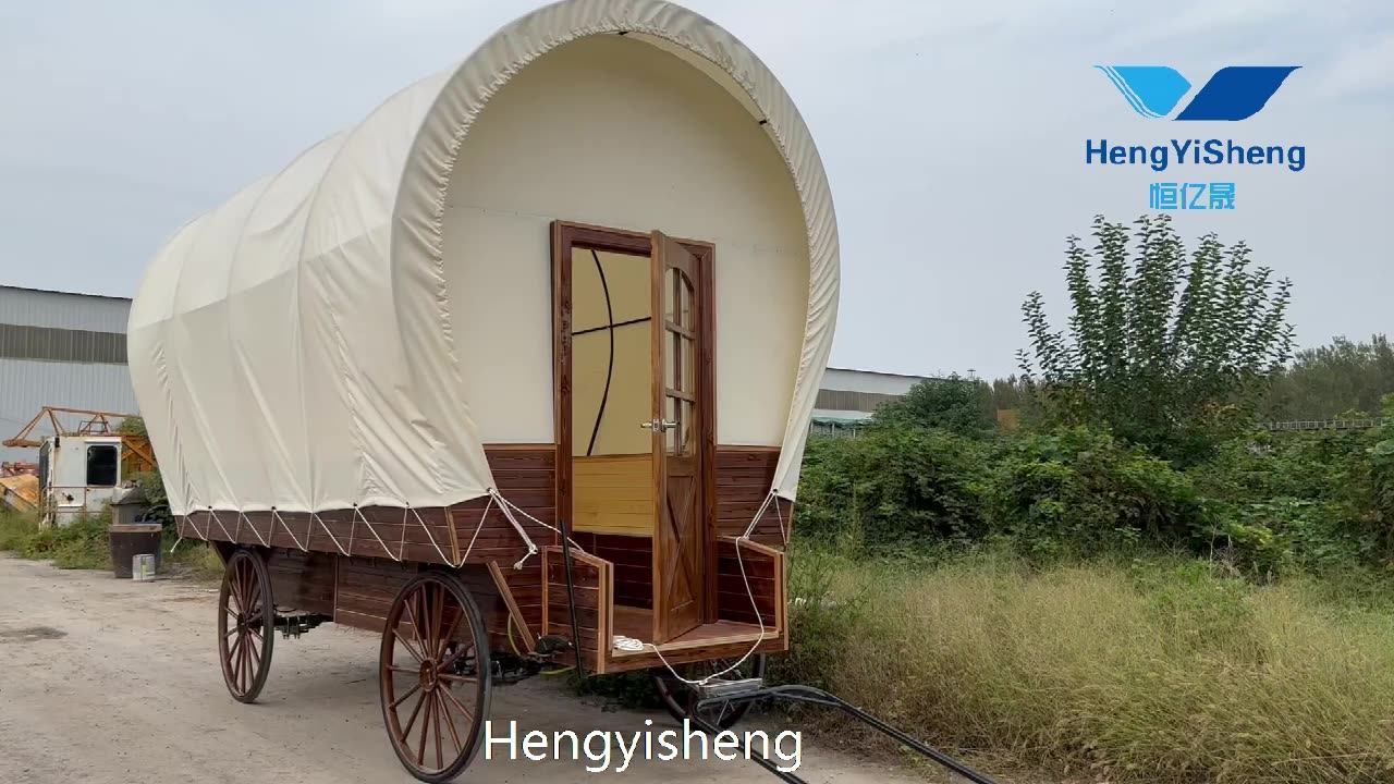 Hot Selling Tourism Horse Drawn Wagon Camper Wagon Tent Carriage/New ...