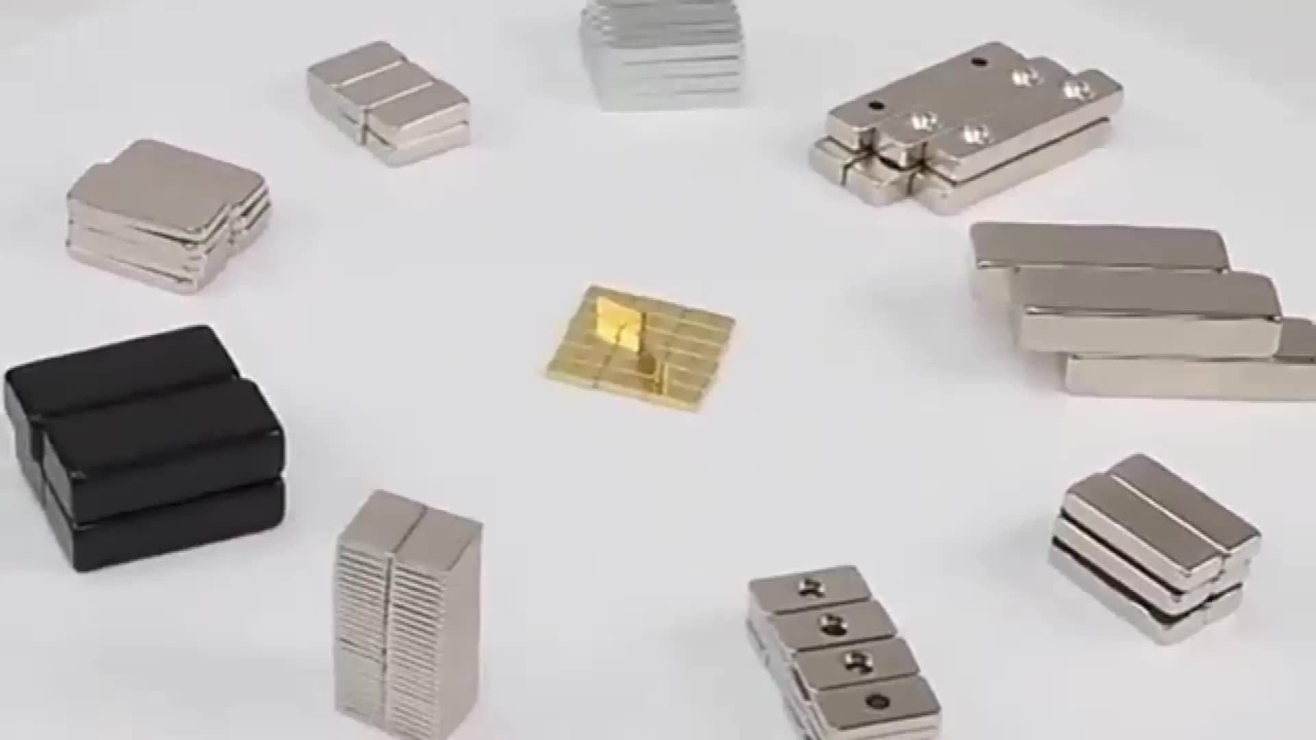 Strong Block Neodymium Magnet With Countersunk Hole N35 N52 N55 Ndfeb ...