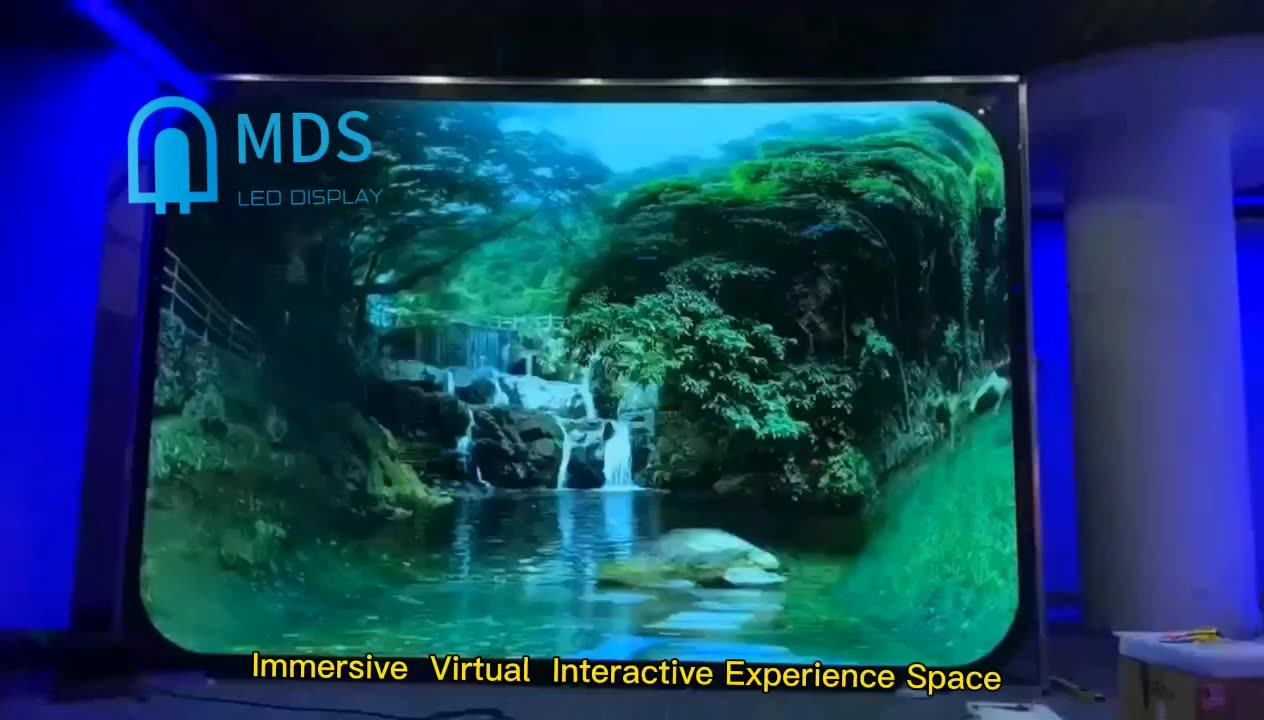 Filming Wall 3d Immersive Screen Curved Led Video Wall Hd Led Display ...