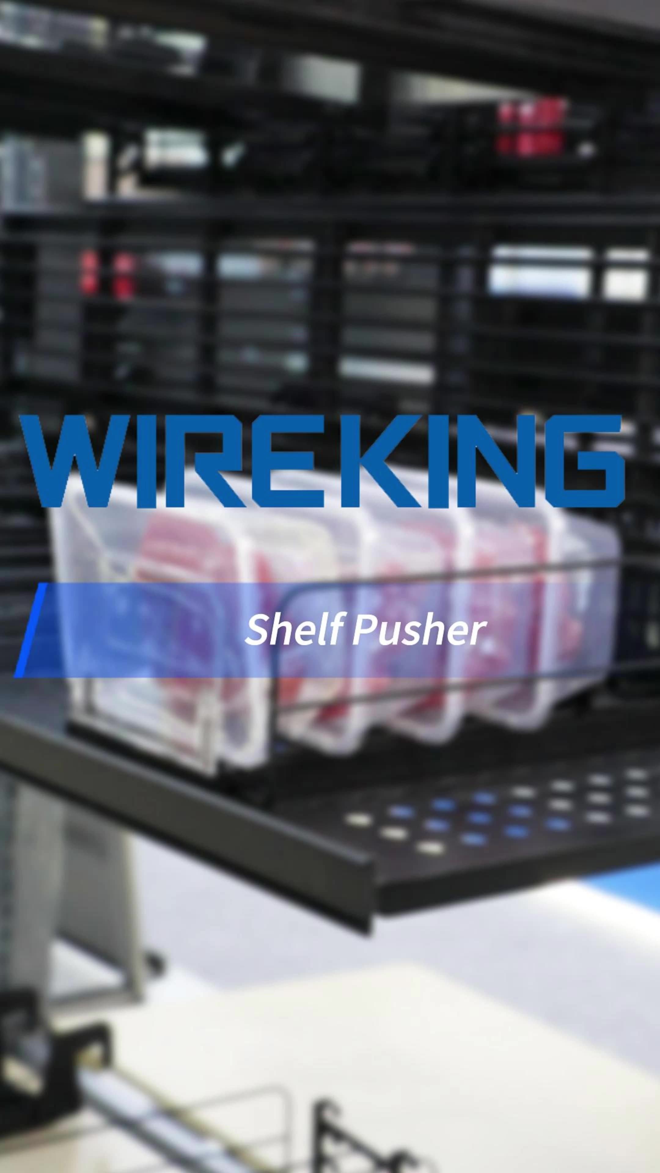 Wireking Shelf Pusher System Spring Loaded Bottle Sliding Drink Pusher ...