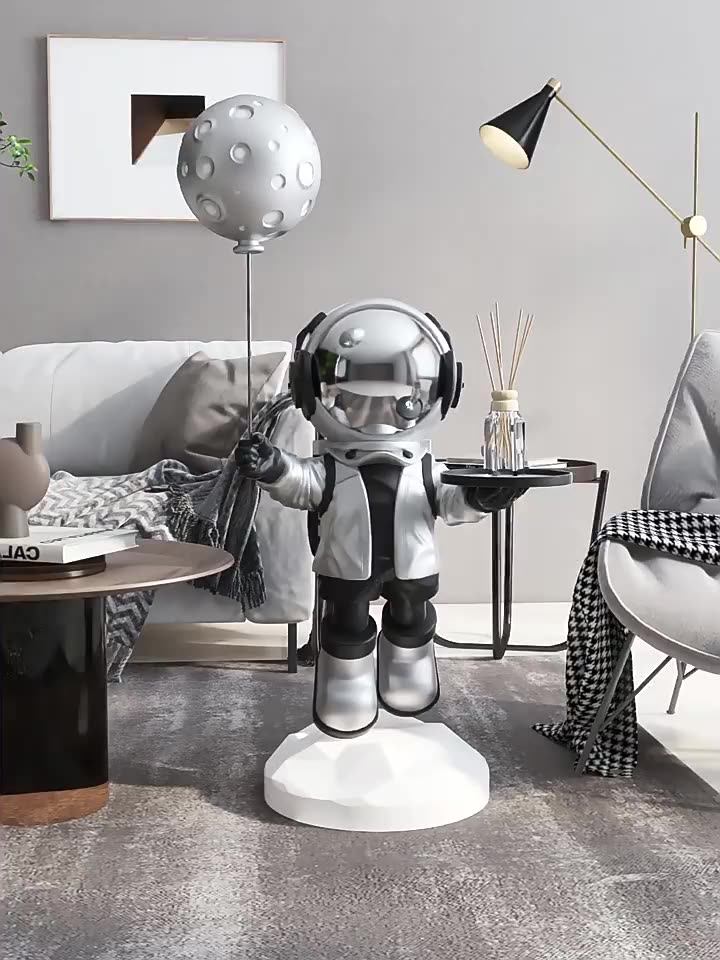 Custom Spaceman Astronaut Sculptures Fiberglass Material Home ...