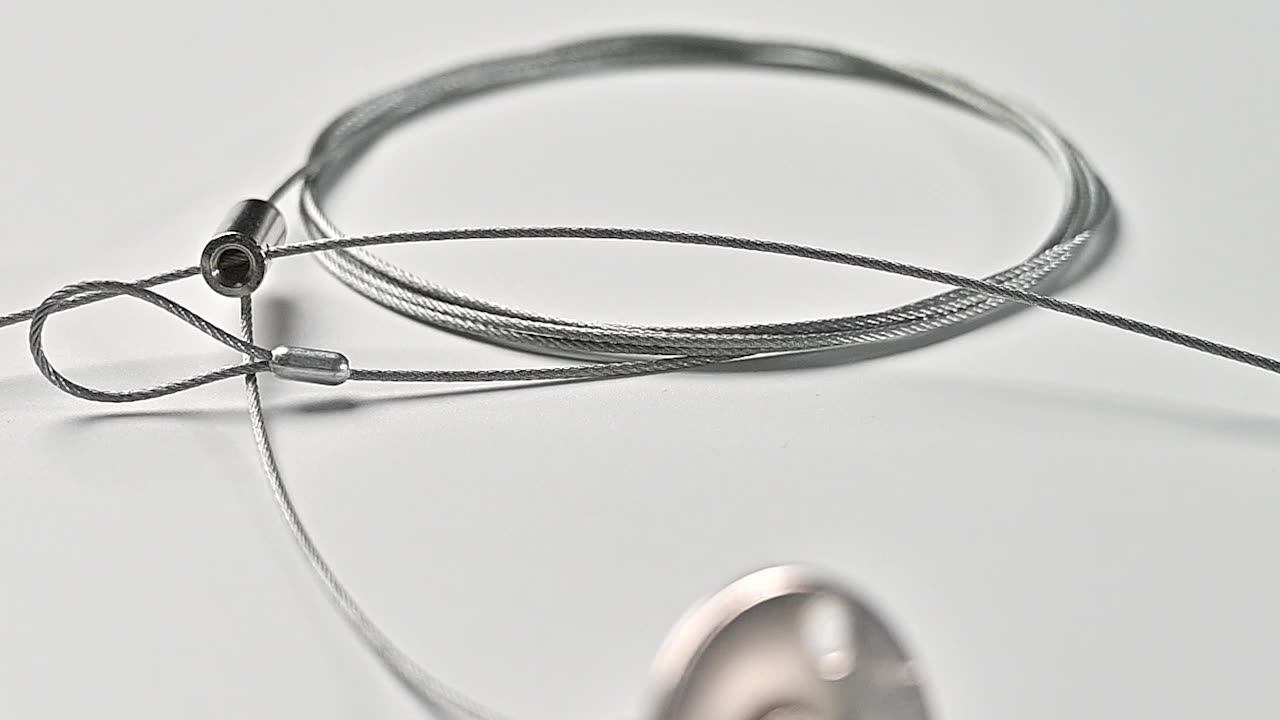 Self Locking Steel Wire Pendant Light Suspension Cables Kit Steel ...