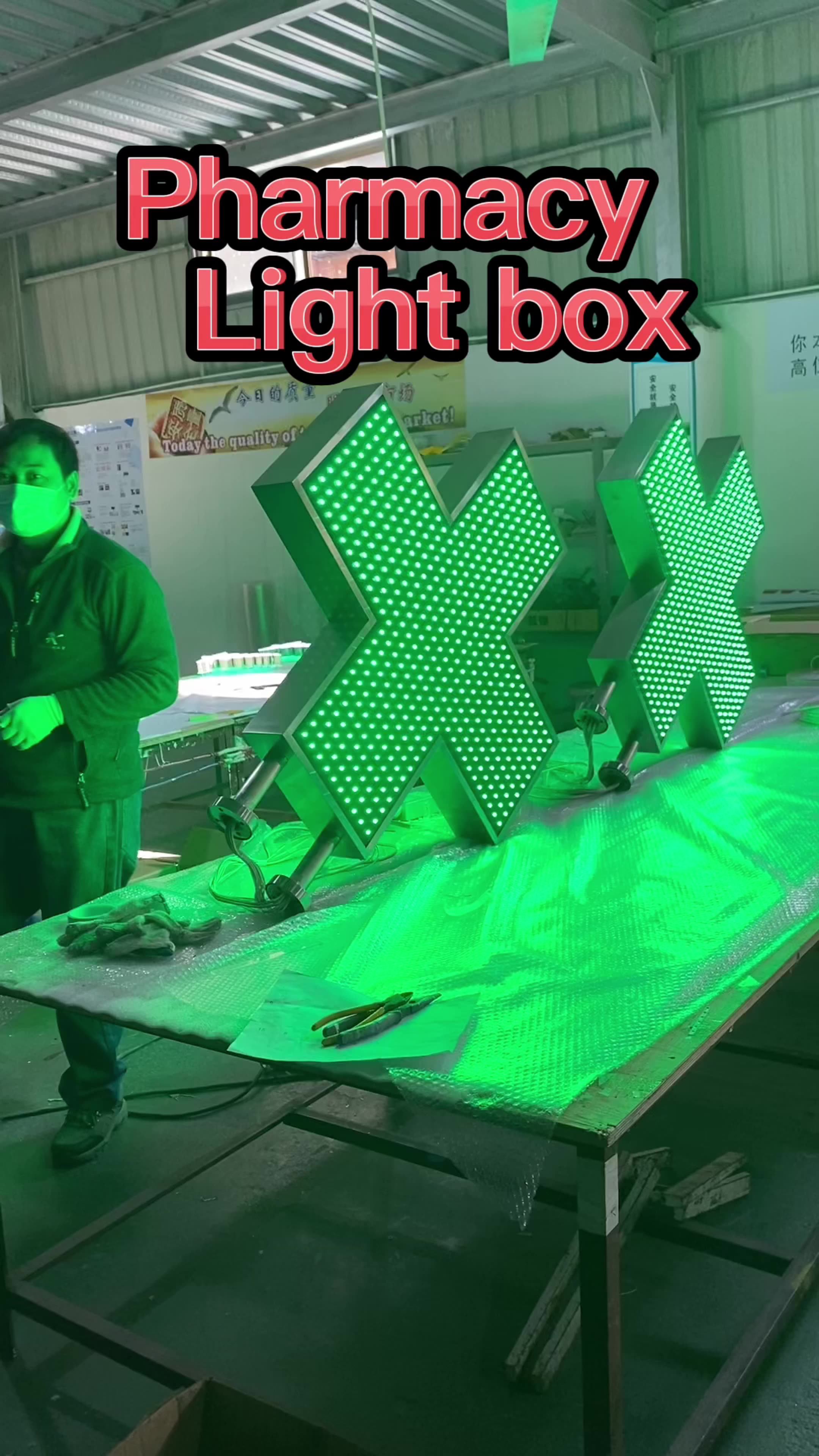 Shining Sign Advertising 3d Signboard Customization Metal Punching ...