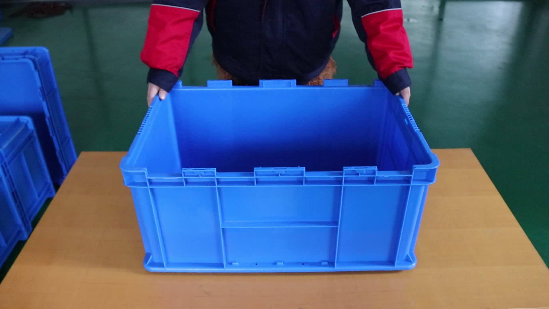 Rigid Stackable Automotive Plastic Turnover Box Crate&barrel Heavy Load ...