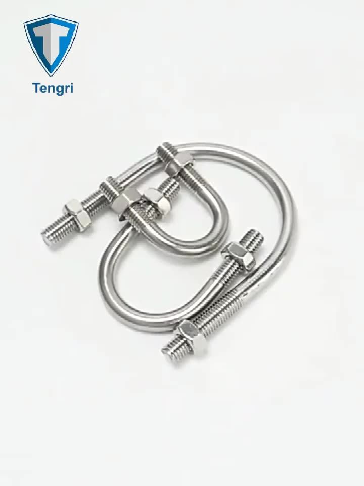 Stainless U Bolt Hardware Essentials 5/16 In. X 2-1/2 In. X 1-3/8 In ...