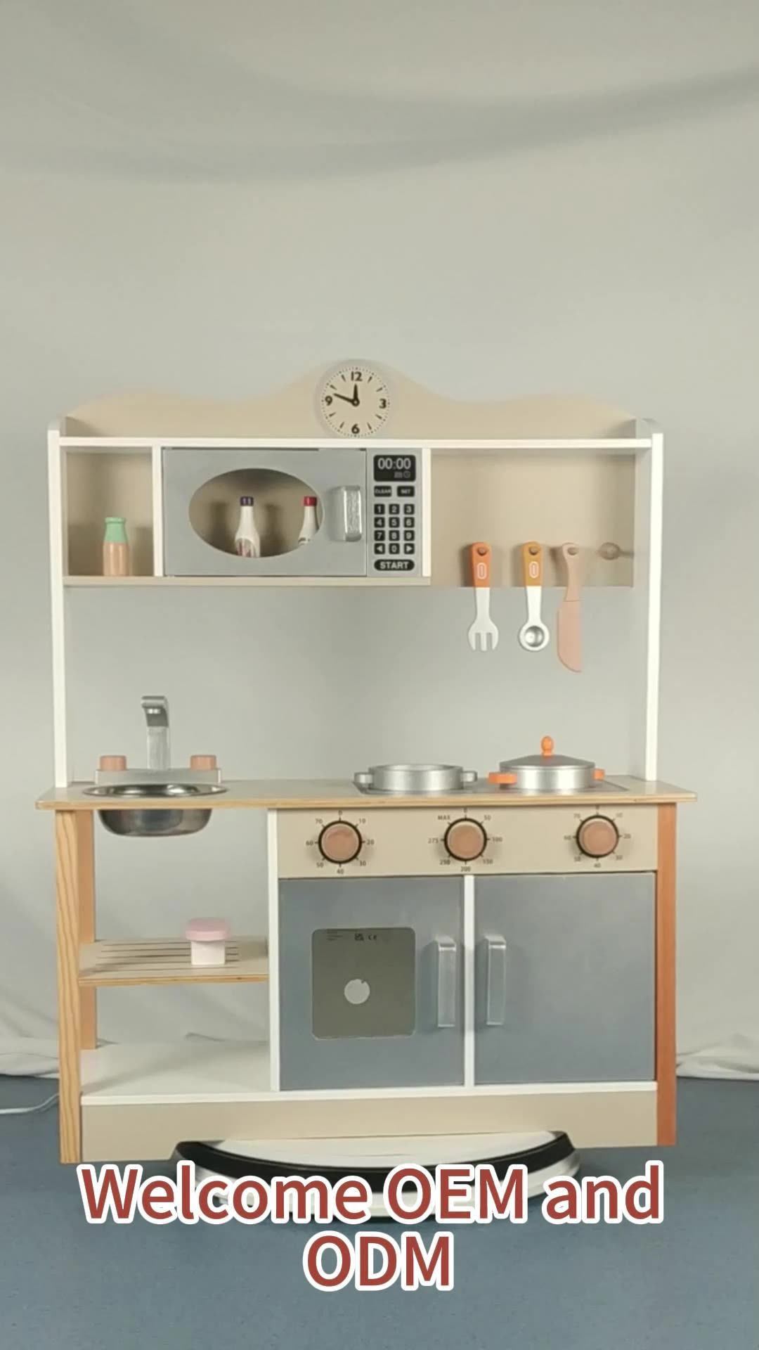 Hot Sale Modern Big Kitchen Set Toys Customize Girls Educational Toys ...