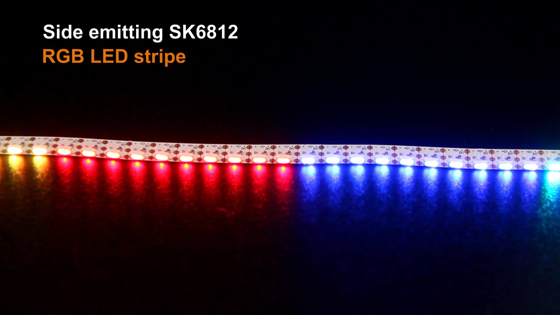 5mm Wide Ultra Thin Smd 4020 Rgb Led Hard Strip,Addressable Full Color ...