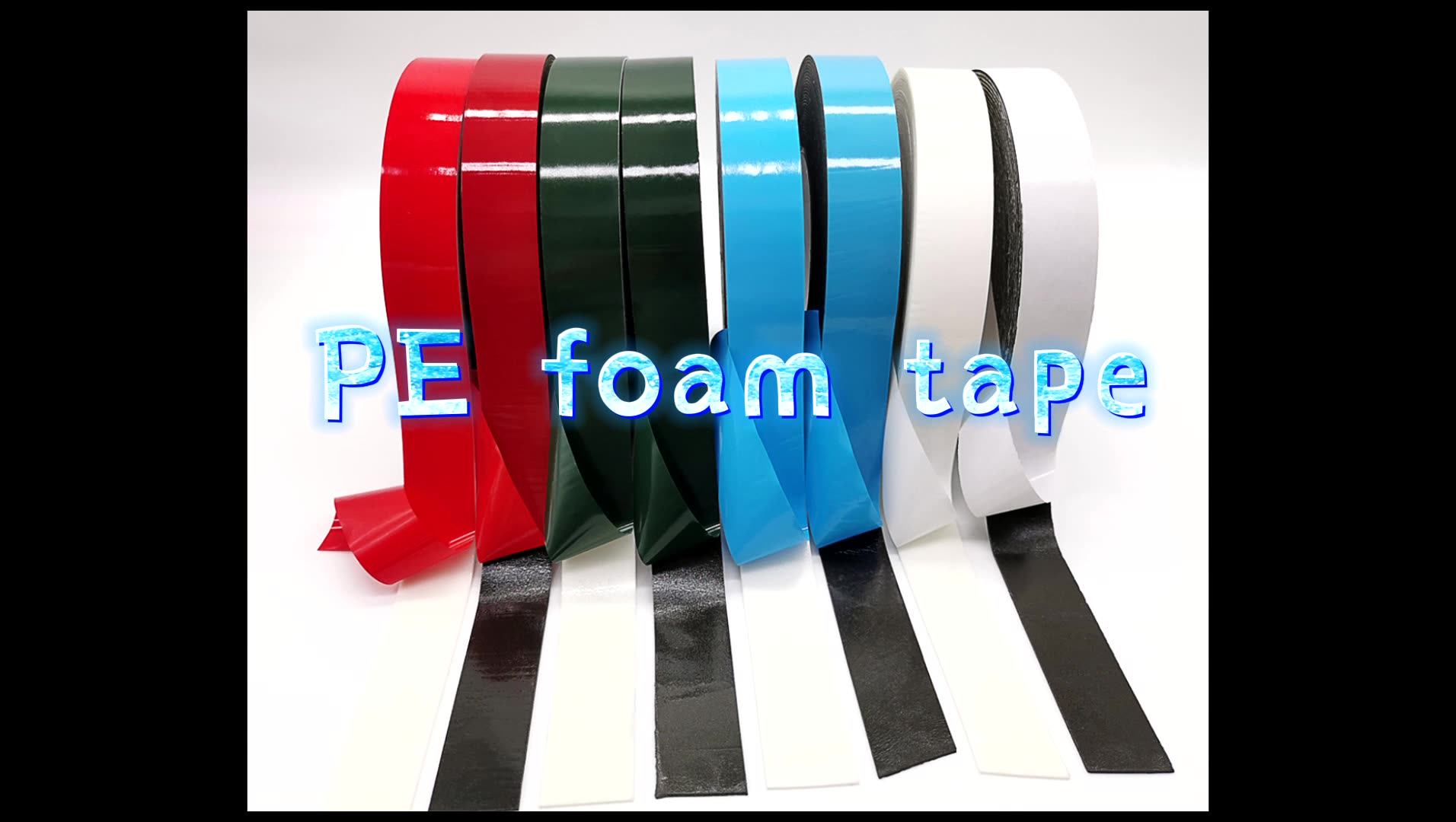 Double Sided Foam Mounting Tape Black Polyethylene Acrylic Adhesive Pe ...