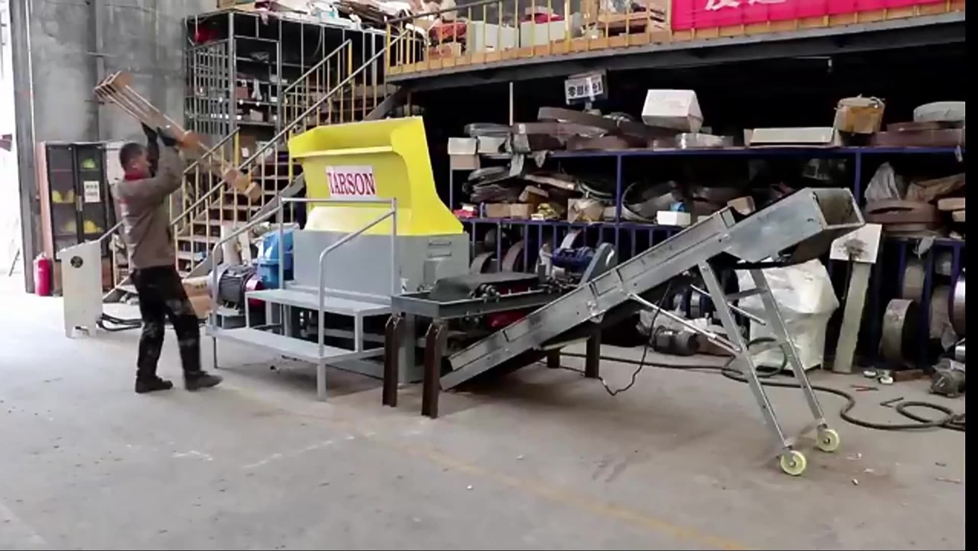 Wood Pallet Grinder Metal Separator,Pallet Wood Chipper Shredder,Waste ...