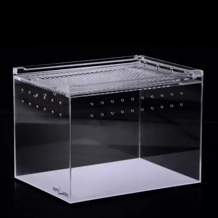 Customized Clear Acrylic Terrarium Pet Reptile Reptile Display Case ...