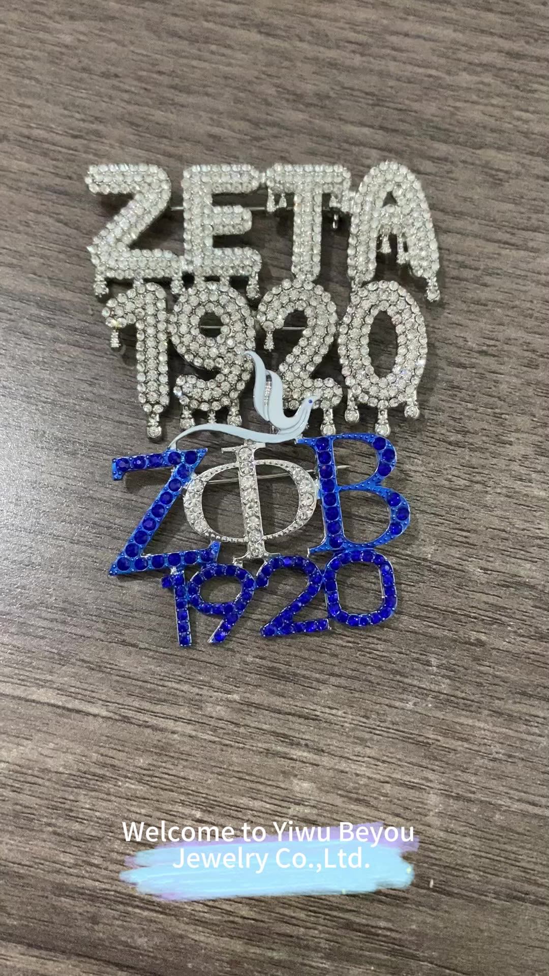 New Exquisite Zpb Sorority Zeta Phi Beta Symbol Greek Letter Zeta Water ...
