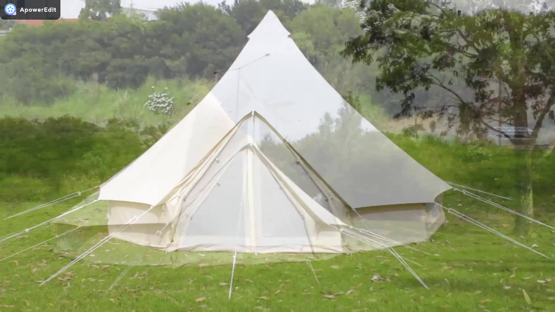 Heavy Duty Canvas Army Tent Military Bell Tent - Buy Military Bell Tent ...