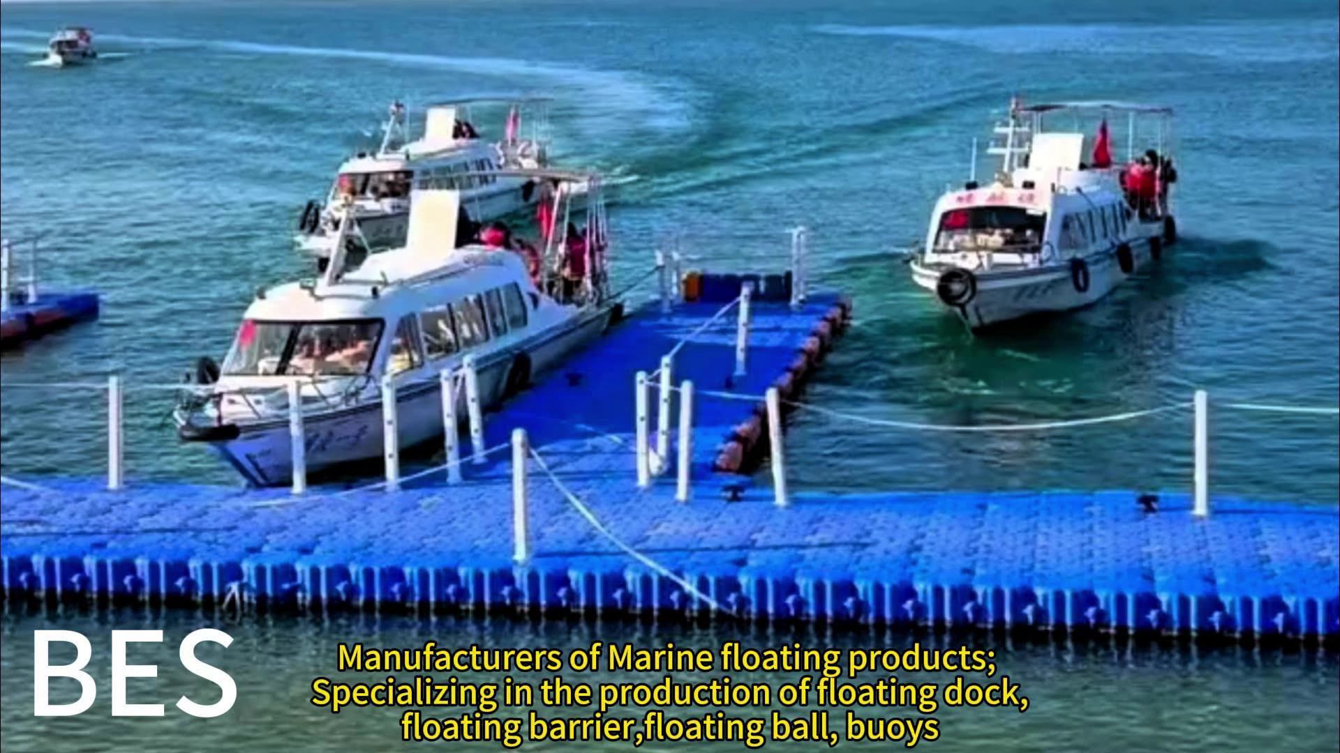 Plastic Marine Modular Floating Boat Dock For Motorboat Jetski ...