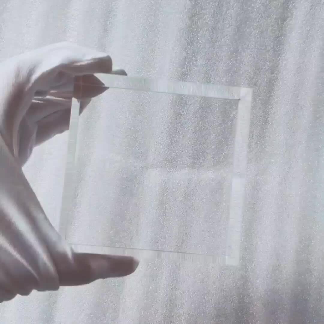 Frosted Solid Plexiglass Cube Acrylic Brand Logo Block - Buy Acrylic ...