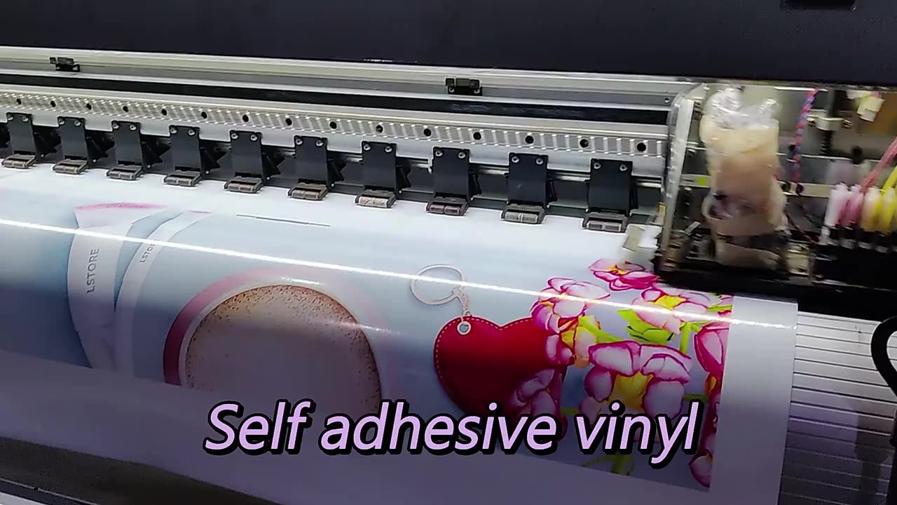 Glossy Matt White Eco Solvent Printing Pvc Printable Adhesive Car Wrap ...