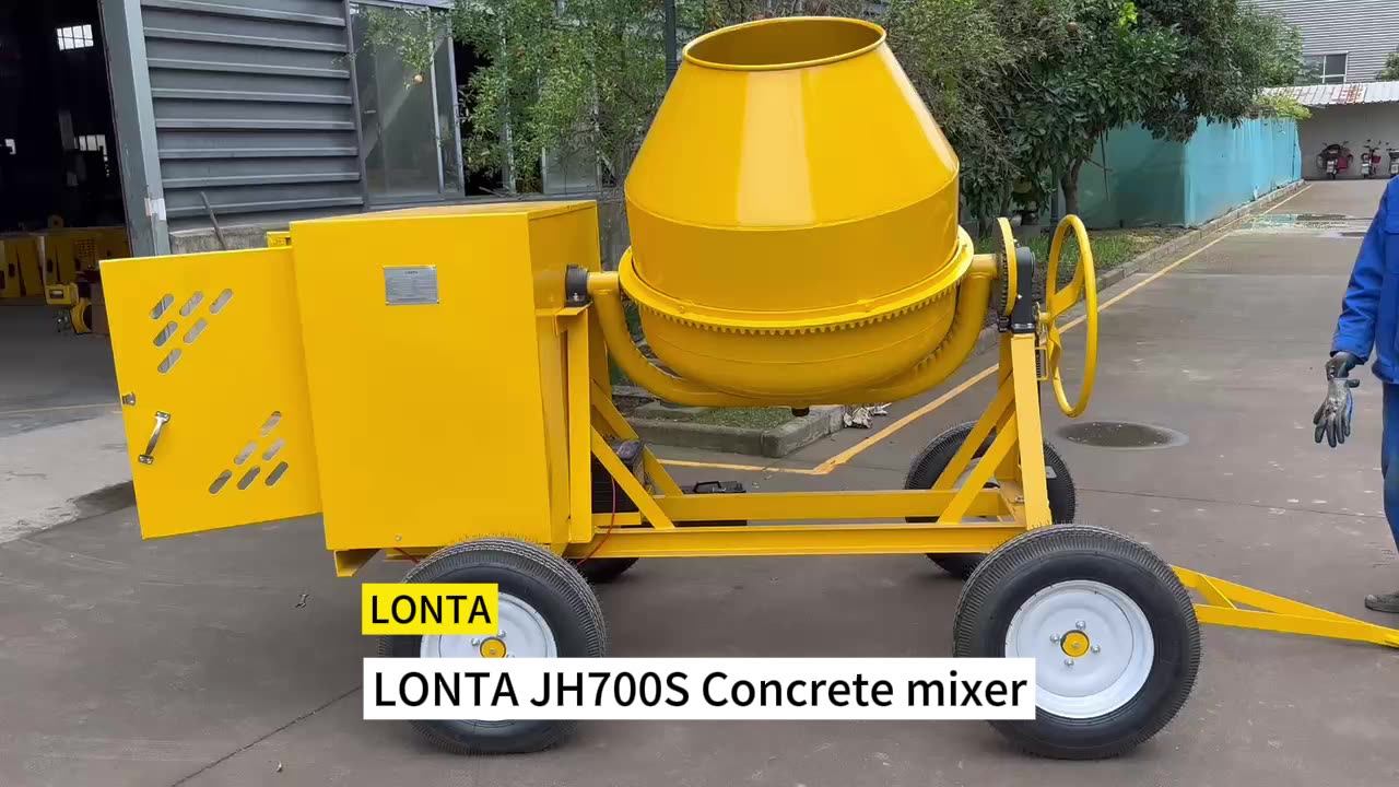 Lonta Jh700s 700 Litre Small Cement Mixers Portable Diesel Concrete ...