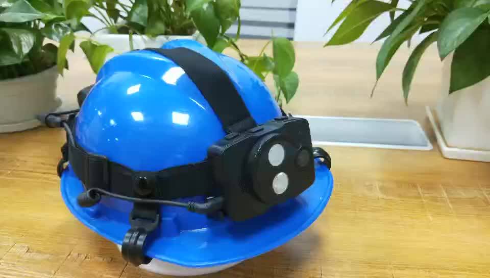 Smart Wearable 4g Wifi Safety Helmet With For Coal Railway Mining ...