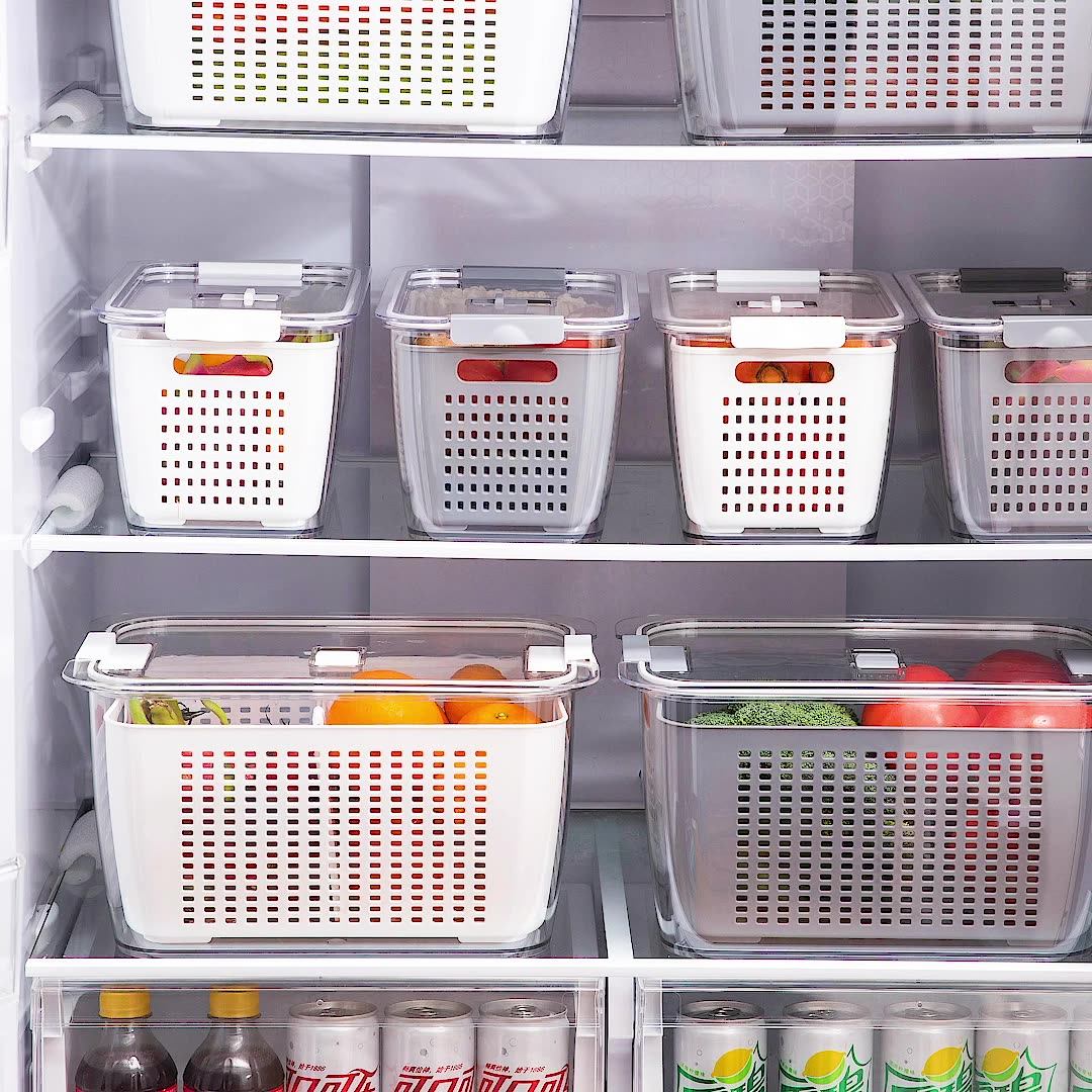 Vegetable Fruit Fresh Produce Fridge Refrigerator Fresh-keeping Storage ...