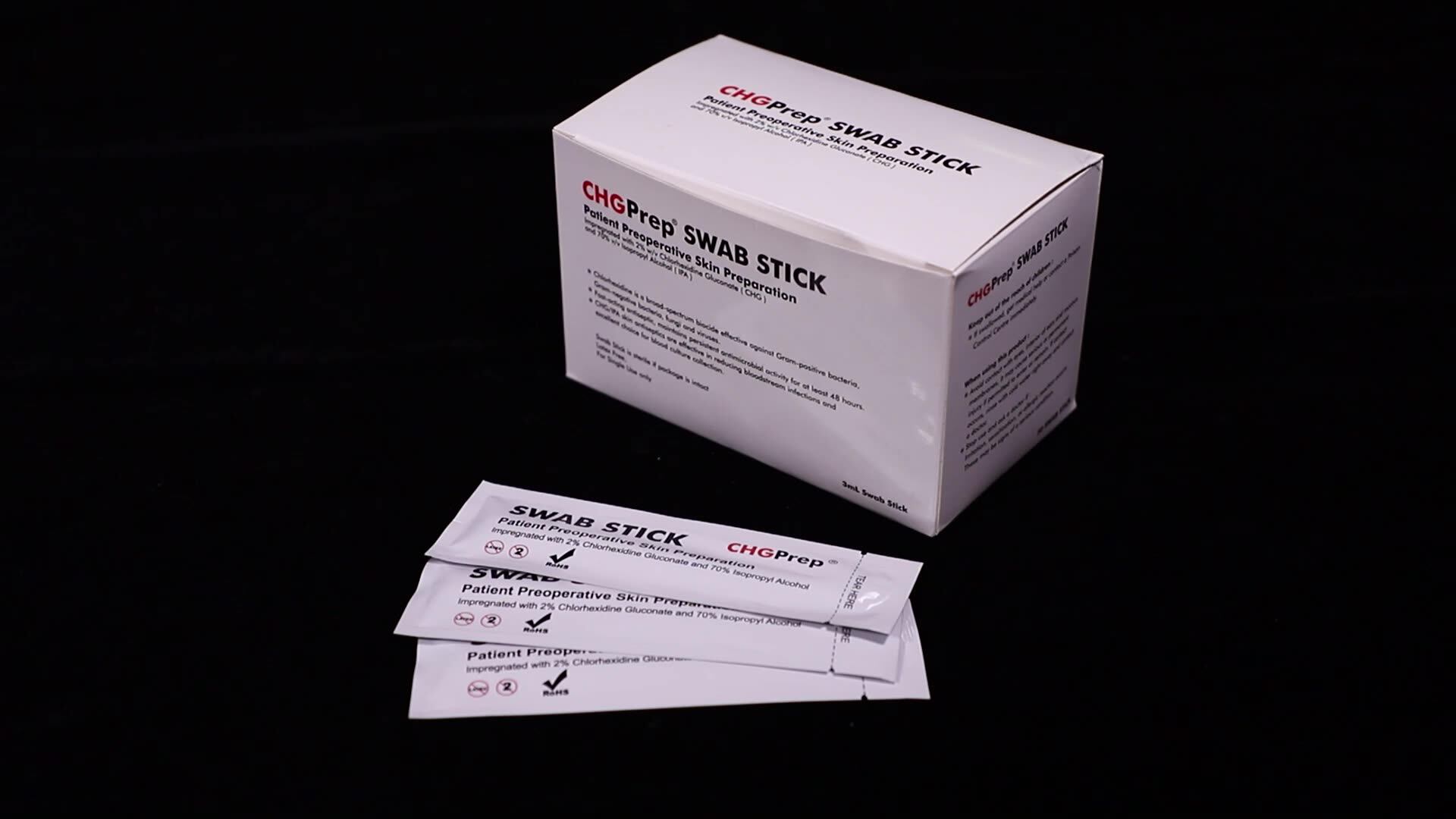 Surgical Chg Swab Stick Chg-ss-fs707/708 (disposable Sterile Alcohol ...