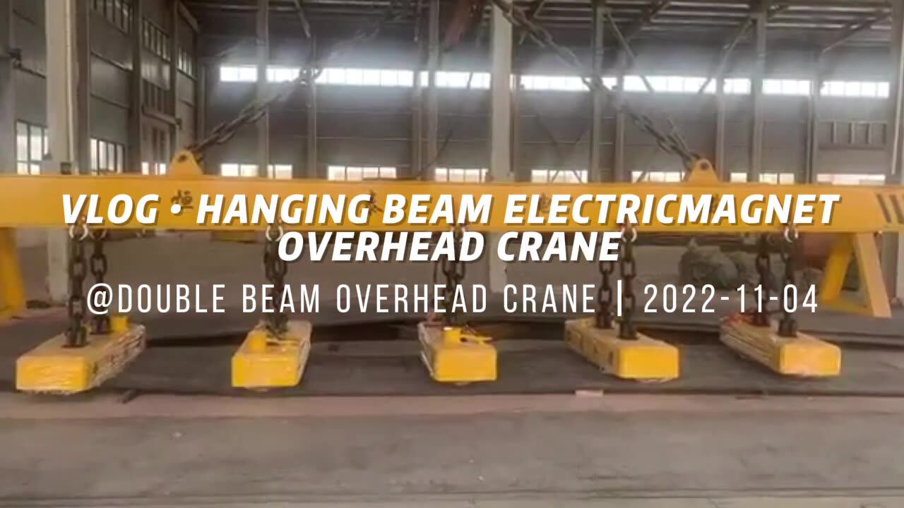 Double Girders Rotation Telescopic Hanging Beam Magnetic Overhead Crane ...