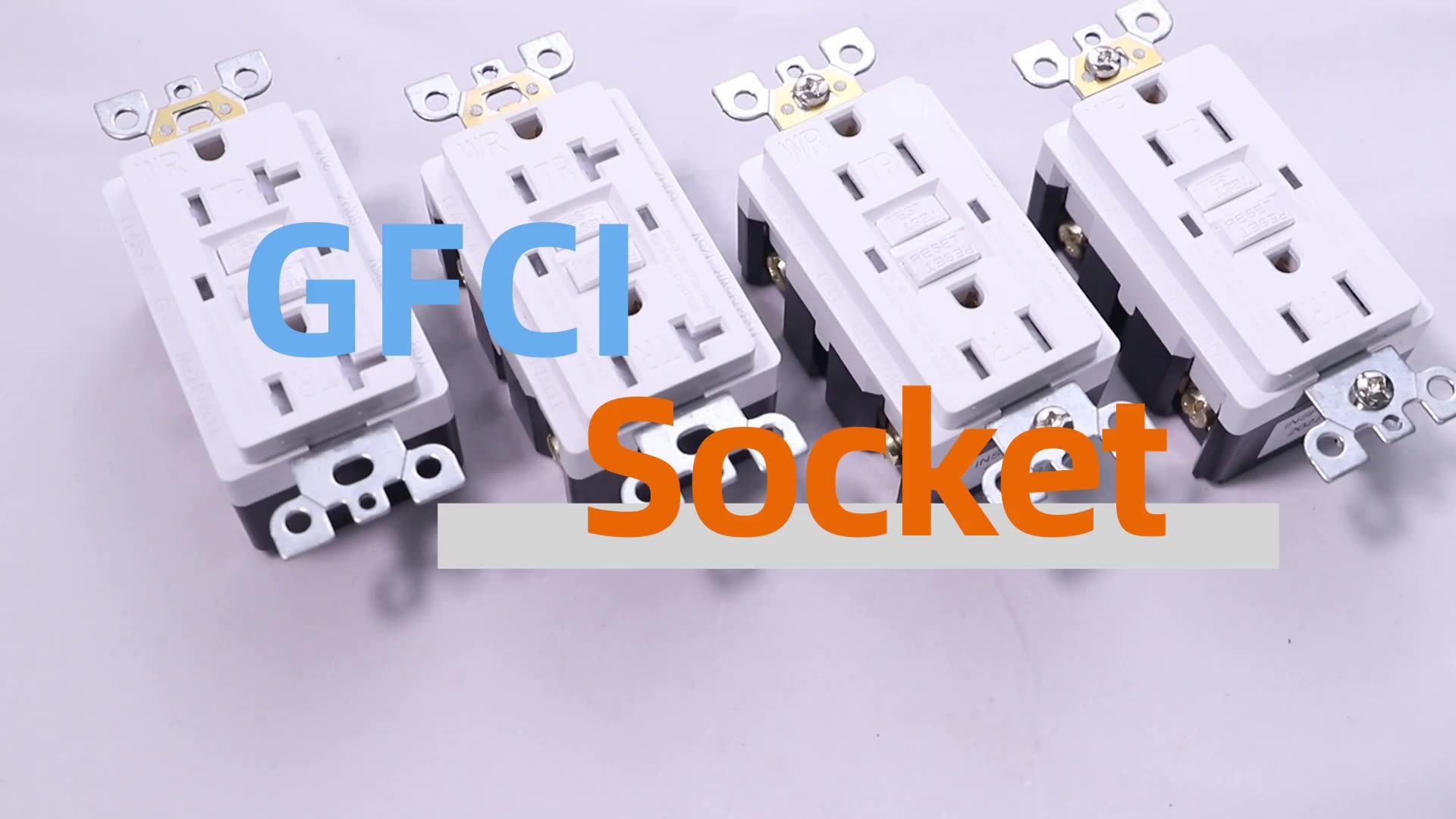 Ul Standard Self Test Gfci Outlet 20 Amp Gfci/gfi Receptacle Outlet ...