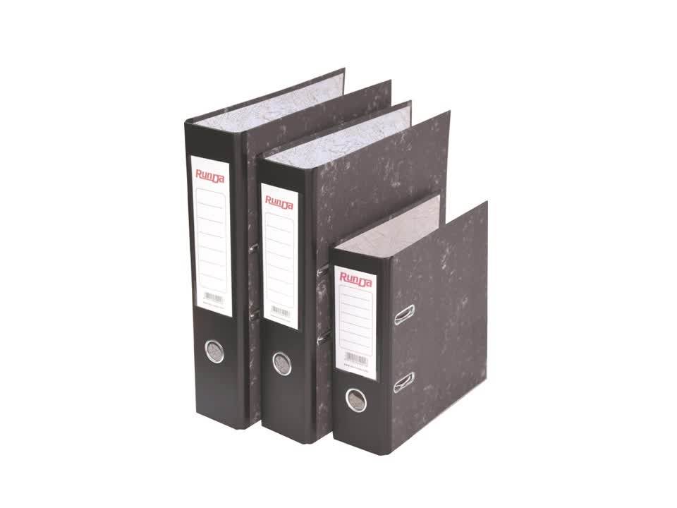 Top Sale Marble Full Paper Box File With Pvc Spine - Buy Box File,Lever ...